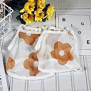 HOUKAI Dog Vest pet Clothes cat Clothes Dog Vest Dog Clothes Puppy Clothes (Color : E, Size : XXLcode)