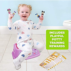 Ginsey Disney Minnie Mouse 4 Piece Premium Potty Training Starter Set