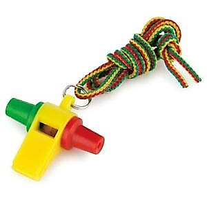 (2 Pack) Acme Model 444 Plastic Samba Carnival Whistle
