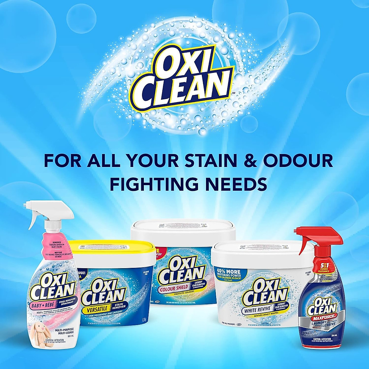 OxiClean Verstaile Stain Remover for Household and Laundry - 64 Loads (for All Machines Including He)