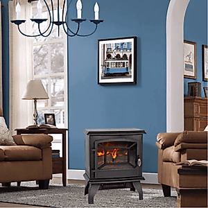 Electric Fireplace Fireplace Heater, Portable Freestanding Fireplace, Stove Heaters with Realistic Flame &Overheating Safety Protection, Fireplace Heaters for Indoor Use, 1500W CSA