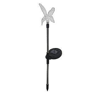 Ruiqas Solar Lights Outdoor 3 Pcs Solar Powered LED Colorful Butterfly Dragonfly Lights Decoration for Yard Lawn Garden Home