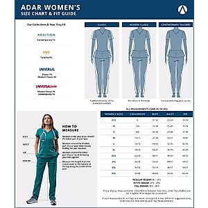 Adar Universal Scrubs for Women - Tapered Cargo Scrub Pants - 506 - Navy - XL