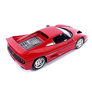 BBR 1995 F50 Coupe Rosso Corsa Red with Display CASE Limited Edition to 700 Pieces Worldwide 1/18 Model Car P18189 A