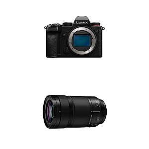 Panasonic LUMIX S5 Full Frame Mirrorless Camera (DC-S5BODY) and LUMIX S Series 70-300mm Lens (S-R70300)