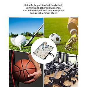 Golf Towel Christmas Eucalyptus Leaves Owl Retro Linen,Waffle Pattern Microfiber Club Cleaner Golf Towels with Carabiner Clip for Women Men Dad,Xmas Plant Animal Golf Towel for Golf Bags,24x16in