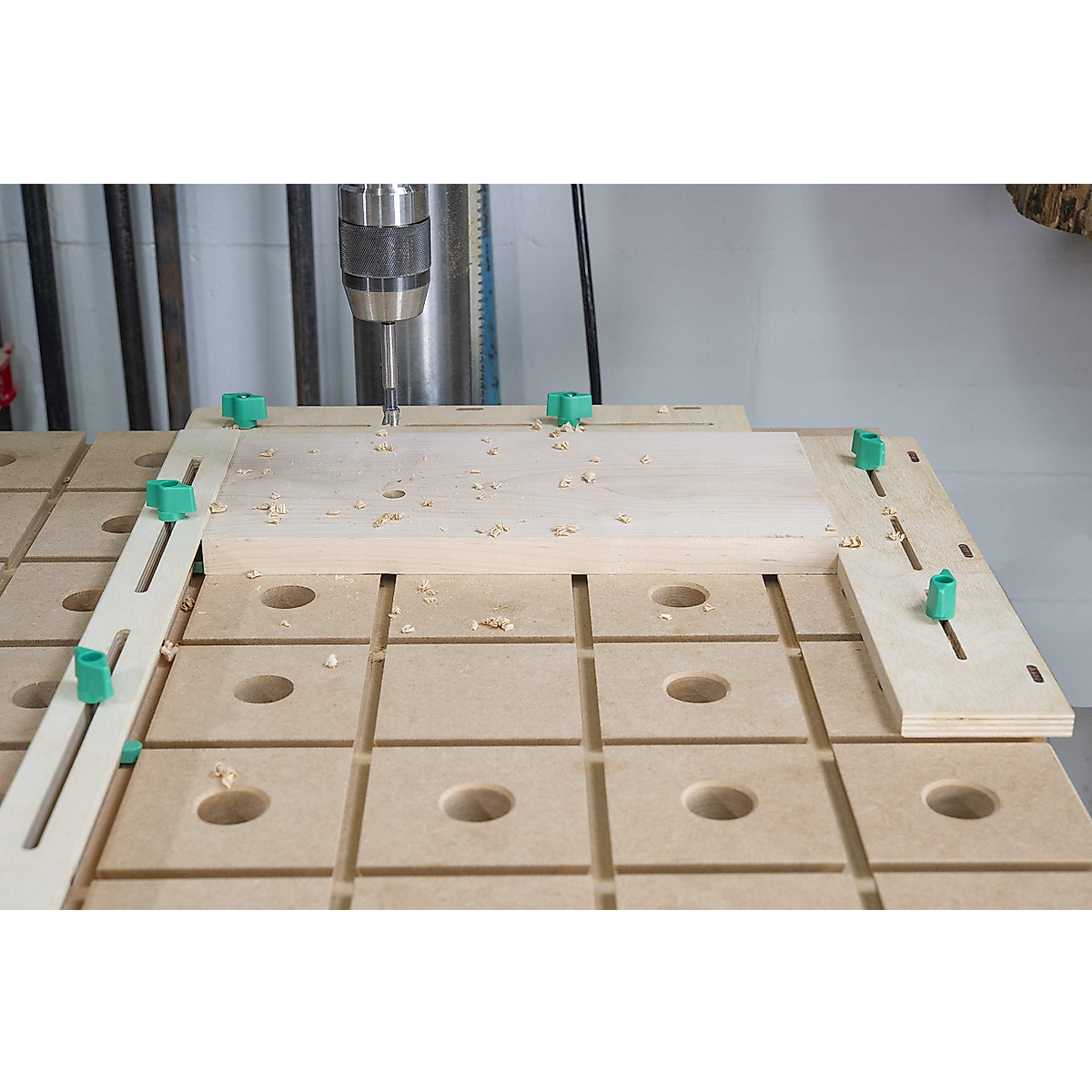 MICROJIG Matchfit DV-HK552X4 1.5" Dovetail Track Hardware 4-Piece,