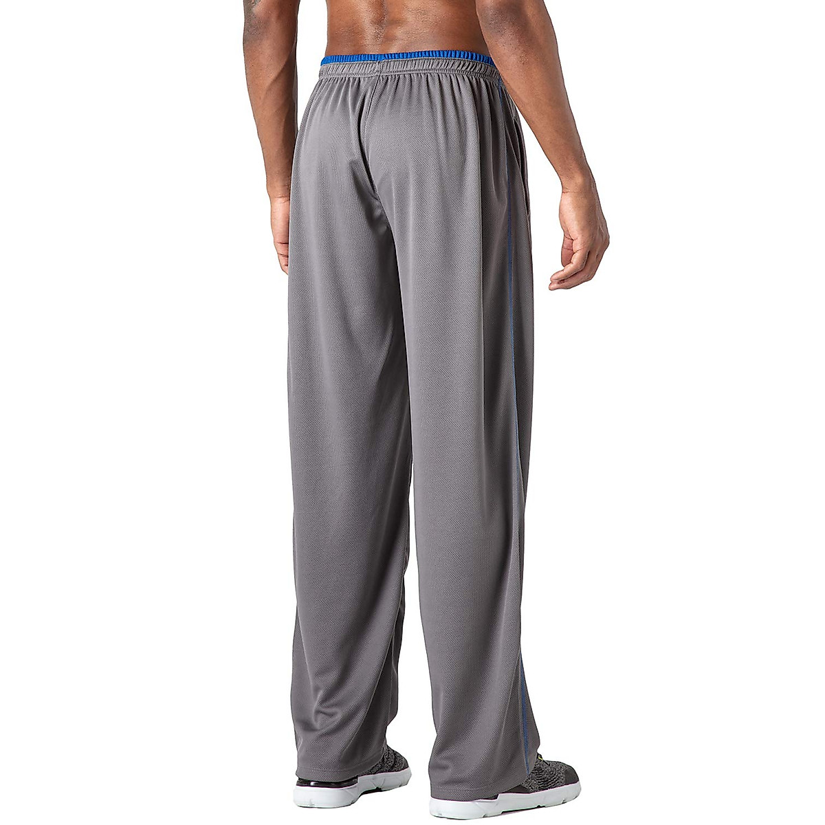 FASKUNOIE Men's Sweatpants with Zipper Pockets Loose Fit Lightweight Warm Up Workout Joggers Pants