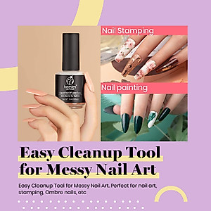 beetles Gel Polish Liquid Latex Nail Polish Barrier 15ml*2 Peel off Gel Cuticle Guard for Nails Liquid Latex Barrier Protector White Latex Tape for Nails Liquid Latex Nail Polish Barrier