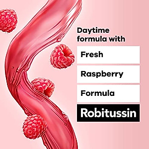 Robitussin Adult Maximum Strength Cough + Chest Congestion DM Max (8 fl. oz. Bottle), Non-Drowsy Suppressant & Expectorant, Raspberry Flavor