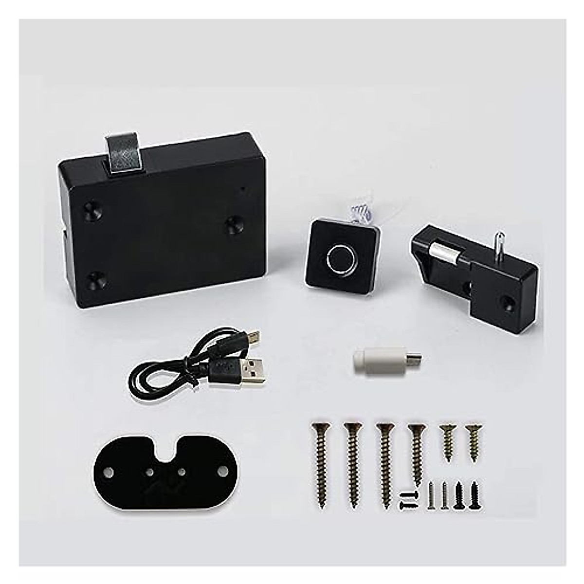 Smart Electronic Cabinet Locks Kit Set Fingerprint Lock for Box Furniture Drawer Lock Cupboard Hidden File Keyless Biometric