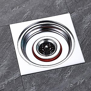 HAOMIAO Shower Bathroom Kitchen Floor Drain Anti-backflow one-Way Drain Valve Under The Water Pipe core Magnetic Drain Plug Drain Plug Oversized (1.2-2 inch Hole)