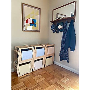 DR. ORGANIZER TYL Children's, one Size, with Yellow Storage Box, Brown Chair