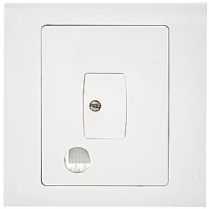 MK Essentials 1G 13A UNSWITCHED Fused Connection Unit with Flex
