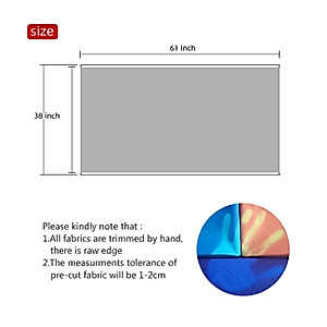 Heat Reactive Fabric Temperature-Sensitive Color-Changing Fabric Thermochromic Cloth，Novel Fabric for DIY Home and Commercial Application As Garment Craft Curtain Tablecloth (Purple to Blue)