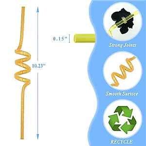 QAQPIINOB 24pcs Party Favors Reusable Drinking Straws, Fun Party Decorations for Adults For all Party Favors related partieswith 2 Cleaning Brushes