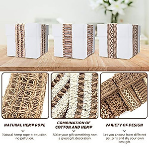VGOODALL 7 Pack Jute Ribbons, Rustic Ribbons Lace Craft Ribbon Net Burlap Fabric for DIY Sewing Craft Gifts Wrapping Party Holiday and Rustic Wedding Decoration (Total Length: 14 Meters)