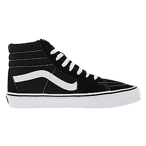 Vans Women's UA Sk8 High Top Sneakers, Black/Black/White, 10 Medium US