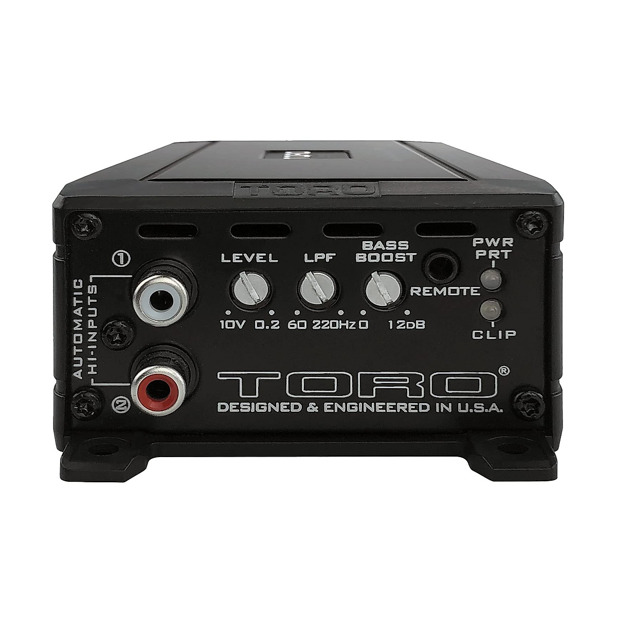 TORO TECH – R6, 8000 Watts MAX – 3200 Watts RMS 0.5Ω Stable Monoblock Car Amplifier Sound Quality Class D Design, Built-in Auto Sensing Turn-On, Subwoofer Amplifier