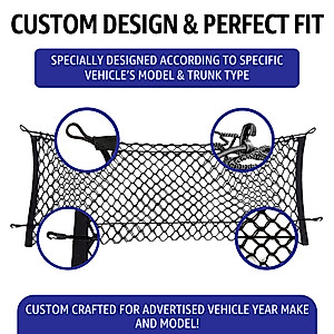 Envelope Style Trunk Mesh Cargo Net for Ford Explorer Base ST XLT 2020-2023 - Car Accessories - Premium Trunk Organizers and Storage - Cargo Net for SUV - Vehicle Carrier Organizer for Ford Explorer