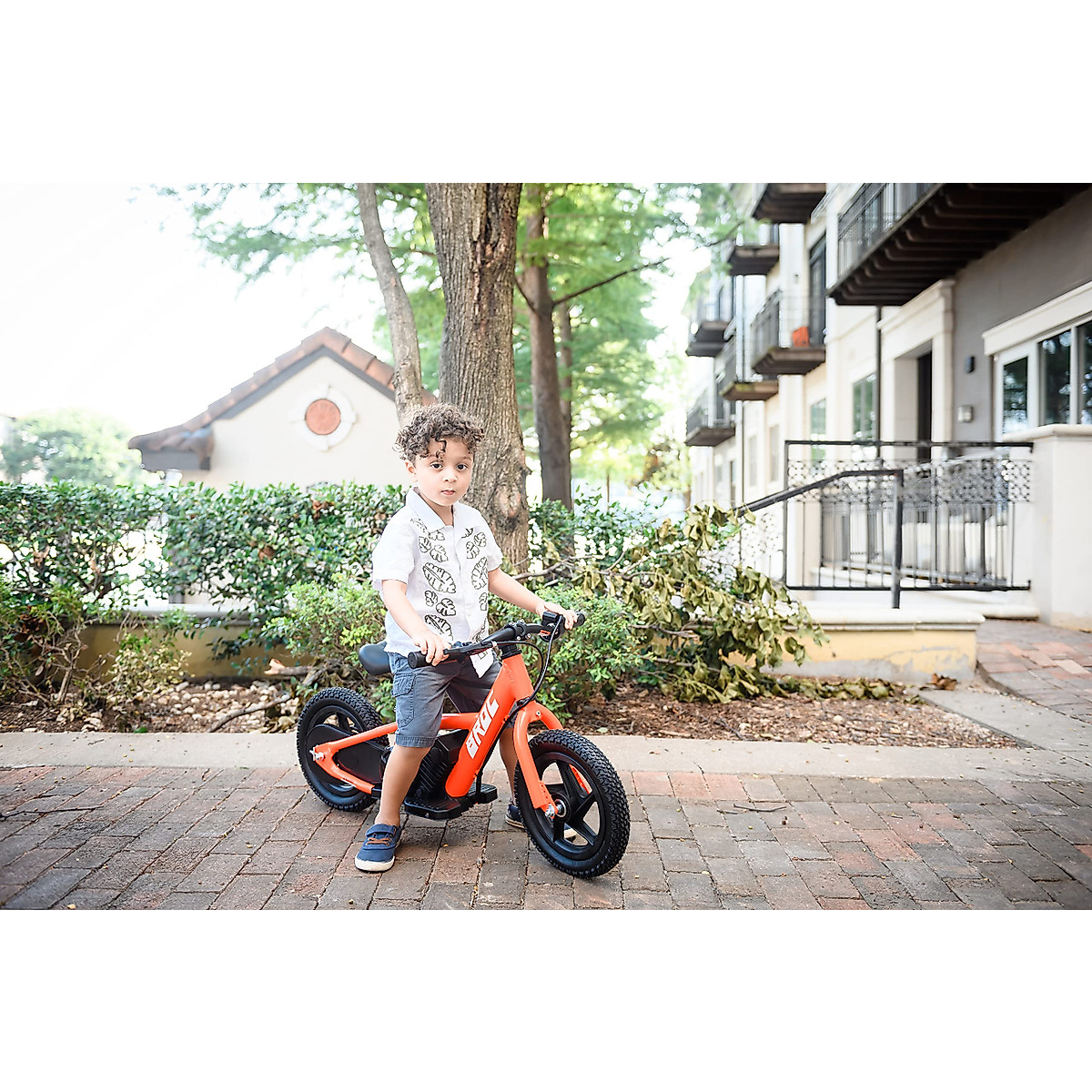 BROC USA Ebike for Kids, 12 Inch 24V Battery Operated, Red