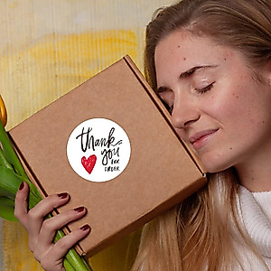 50Pcs Thank You for Your Order Stickers Labels for Shopping Small Business Shop, Online Retailers, Boutiques, Use on Bags, Boxes and Envelope Stickers (2 Inch)