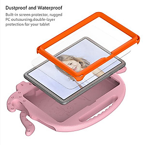 Fire 7 Tablet Case for Kids (12th Generation, 2022 Release) - Lightweight Shockproof Kid-Friendly Cover with Handle & Kickstand for Kindle Fire 7 Kids Tablet