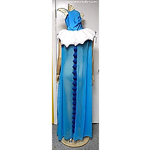 Vaporeon Ear Cape Robe Cosplay Halloween Rave Costume