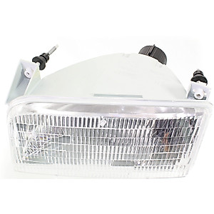 Garage-Pro Headlight Compatible with 1992-1996 Ford Bronco, Fits 1992-1997 Ford F Super Duty, Fits 1992-1996 Ford F-150, Fits 1992-1996 Ford F-250, Fits 1997 Ford F-250 HD SET