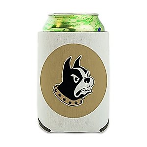 Wofford College Primary Logo Can Cooler - Drink Sleeve Hugger Collapsible Insulator - Beverage Insulated Holder