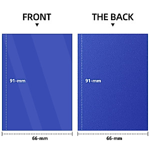 500 Counts Card Sleeves, Matte Card Sleeves Deck Card Protectors, Trading Card Sleeves Fit for MTG, Baseball Cards, Sports Cards, Game Cards (Matte Blue)