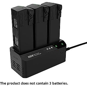 Drone Original 200W Battery Charging Hub Safe and Efficient Fast Charger Intelligent Fast Efficient 3 Port Compatible with DJI Mavic 3 Series