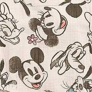 Disney Mickey Mouse Goofy Donald Duck Infant Baby Boys Cotton Gauze Short Overalls Gray Shortall 18 Months