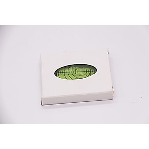 High Spxatrew High Precision Bubble Spirit Level With Magnetic, Diameter 2.36"60mm ，Thinckness12mm,Accuracy 15'/2 mm Circular Degree Marked Surface Level Inclinometers for Surveying (MUT-2-12)