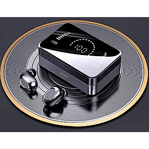 Wireless Touch Earbuds with Active Noise Cancellation New Version Bluetooth 5.2 Sport 3D Stereo Built-in Microphone, Immersive Premium Sound Long Distance Connection Headset Charging Case (BH315)