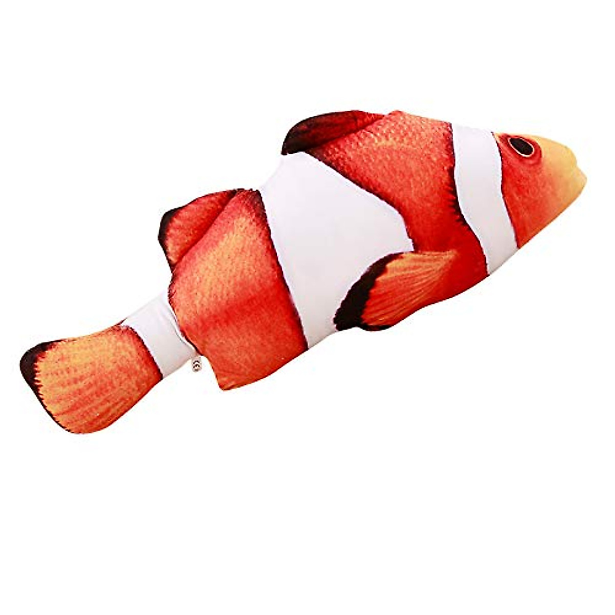 XIAOHONG Simulation Fish Plush Toy/Plush Pillow Plush Throw Pillow/Stuffed Animal Toy, 31Inch Stuffed Clownfish, Clownfish Plush Stuffed Animal Plush Toy for Kids Room, Ocean Party Home Decoration