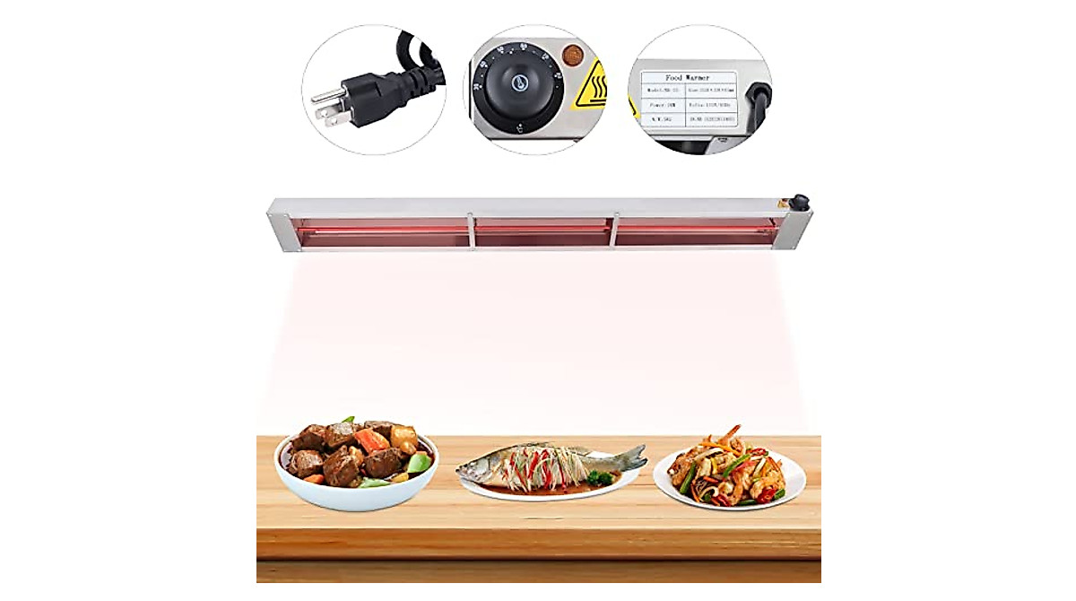 Gdrasuya10 60" Electric Food Warmer - Commercial Grade Infrared Heater