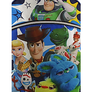 Disney Toy Story 4 Boy's Girl's 16 Inch School Backpack (One Size, Blue)