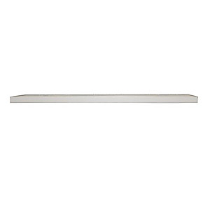 InPlace Shelving 9084672 60 in W x 7.75 in D x 1.25 in H Slimline Floating Wall Shelf with Invisible Brackets, White