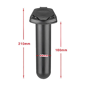 Kayak Fishing Rod Holder, Kayak Deck Plastic Flush Mount Fishing Boat Rod Holders, Fishing Tackle Accessory Tool