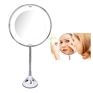 Makeup Mirror, 10 x 8 Easy to Install Suction Cup Makeup Mirror for Makeup