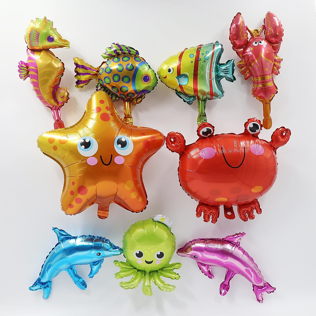 Shark Party Decorations Supplies Caribbean Blue Sliver Red Balloon Arch Kit & Garland With Shark Balloons, 115pcs For Baby Shower, Kid's Birthday Party, Shark Party, Under The Sea Party, Boys Party