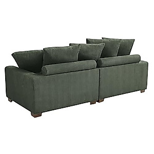Oadeer Home Modular Sectional, Green