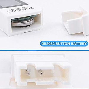 Hyuduo Water Quality Tester, 0-9999PPM Measurement Range, TDS/EC/Temp Fish Drinking Water Monitor Pen,PH Water Quality/Temperature Hygrometer