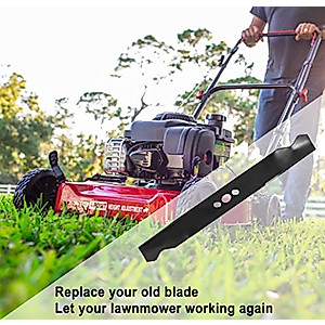 Wadoy 2105300125A Blade 1 Pack, MNA152505 MNA152701 Lawn Mower Blade Compatible with Hyper Tough 20 Inch Mower Blade