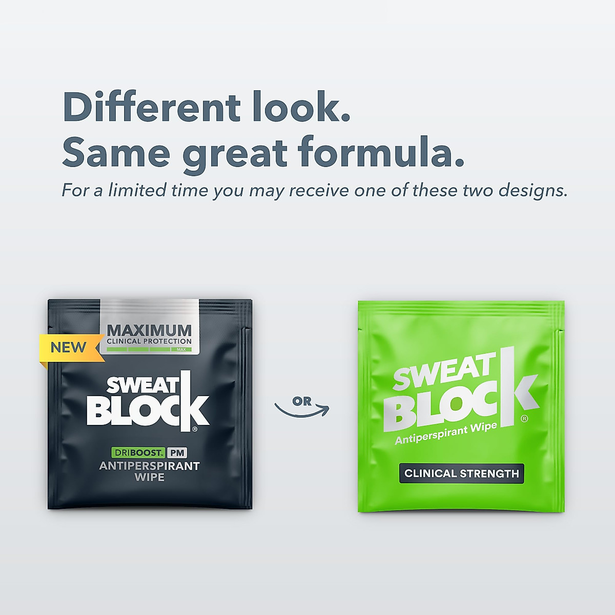 SweatBlock Antiperspirant Deodorant System MAXIMUM CLINICAL STRENGTH for Men & Women. Hyperhidrosis Aid for Excessive Sweating & Underarm Odor. 5 DRIBOOST Wipes + 1 Unisex Deo Stick (2.7oz)