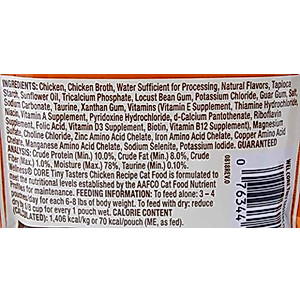 Wellness CORE Tiny Tasters Grain Free Cat Food 4 Flavor 8 Pouch Plus Catnip Toy Sampler Bundle, (2) Each: Duck, Tuna, Chicken, Chicken Beef, (1.75 Ounces)