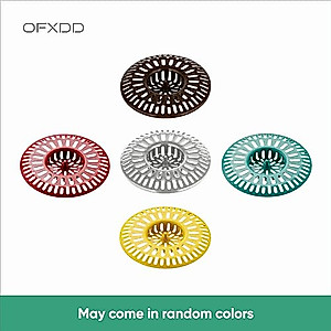 Drain Cover Kitchen Sink - Plastic & Stainless Steel Sink Strainers Set of 3 - Hair Drain Catcher Bathtub 2.75 & 2.36 & 3.10 Inches