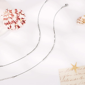 Ankle Bracelets for Women Morse Code Summer Jewelry Teens Gifts for Daughter Sister Friends Dainty Birthday Mother's Day Beach Gift for Mom Aunt Best Friend Beautiful b**ss