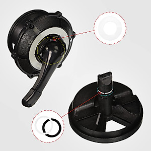 TIROAR Pool Filter Valve Spider Seat Gasket Seal Kits Compatible with Hayward SP0710, 0710X, 0711, 0712, 1 1⁄ 2" Vari-Flo Valves (1976-Pre) Replacement for “X” Valve Body